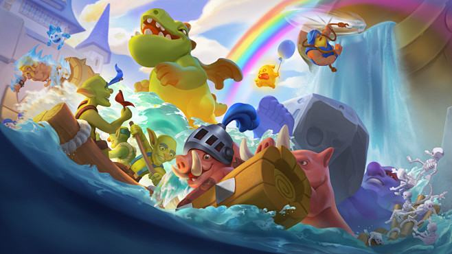 SUPERCELL戏水, Mason Lee : 为SUPERCELL美术挑战赛准备的图，草草结束还是错过了上传时间，发在这里吧。