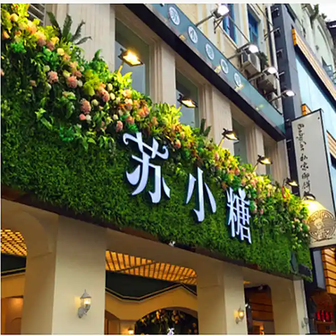 门头仿真植物墙绿植墙装饰草坪墙面背景假草坪绿化墙草皮花墙壁挂-淘宝网-花瓣网