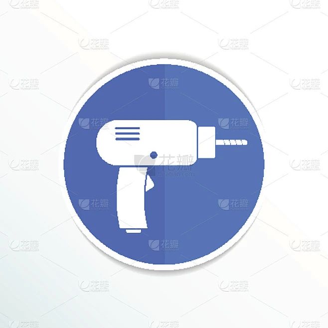 钻头图标电动工具矢量手符号手册素材-花瓣网