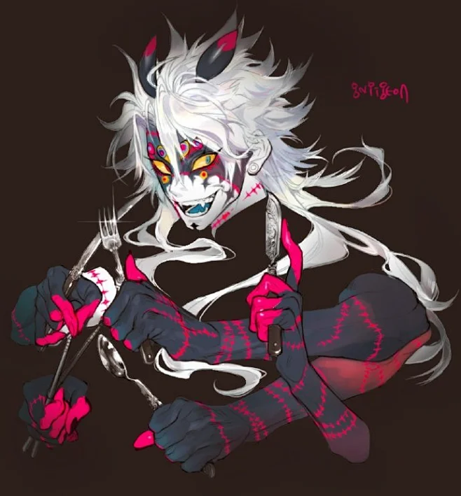 韩国插画师 김피죤 twi：666pigeon -花瓣网