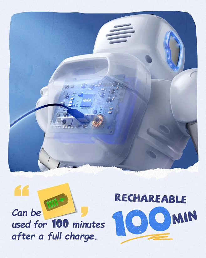 Amazon.com: Ruko 1088 Smart Robots for Kids, Large Programmable ...