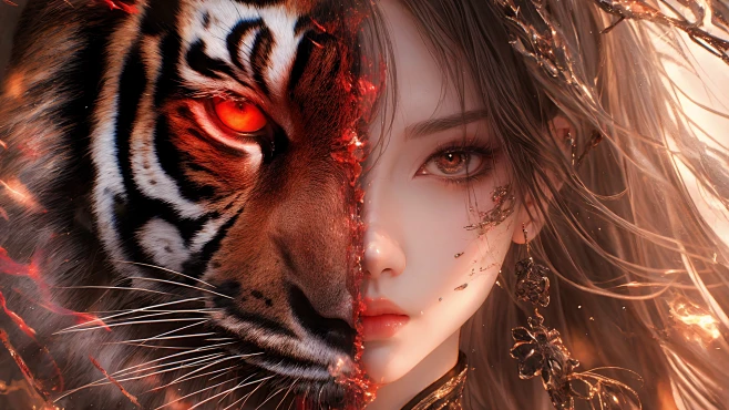 ZXM-半脸-hzj(22)-花瓣网