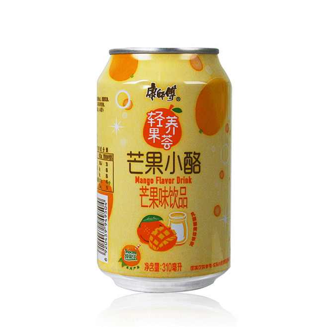 康师傅芒果小酪 芒果乳酸菌风味饮料310ml*24听整箱 江浙沪皖包邮-tmall.com天猫