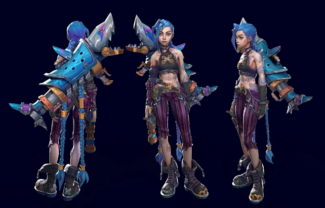 Jinx 3D-花瓣网