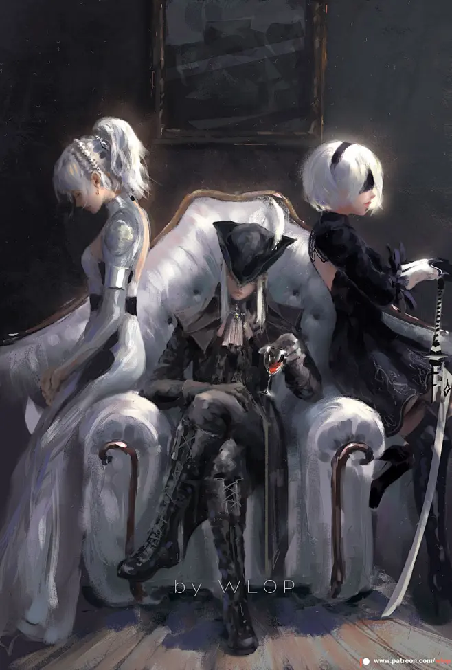 Queens by wlop-花瓣网