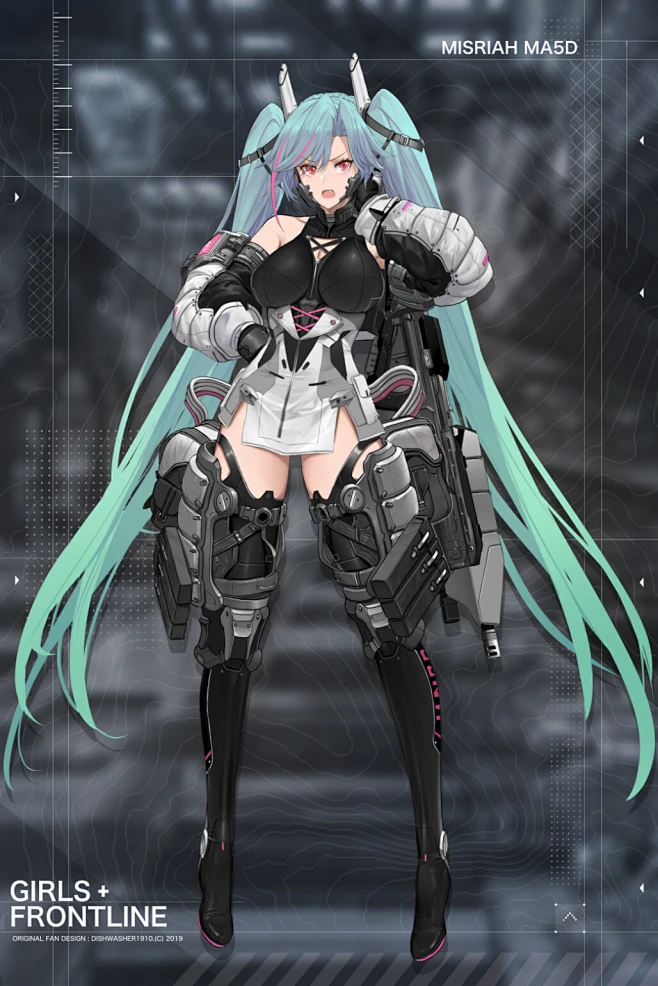 MA5D , Bach Do : Girls Frontline original design-花瓣网