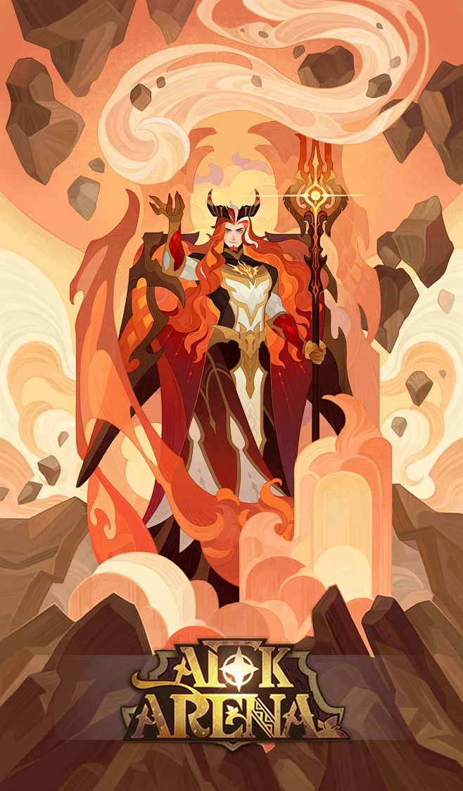 Afk arena-Background Design Of Characters 2-花瓣网