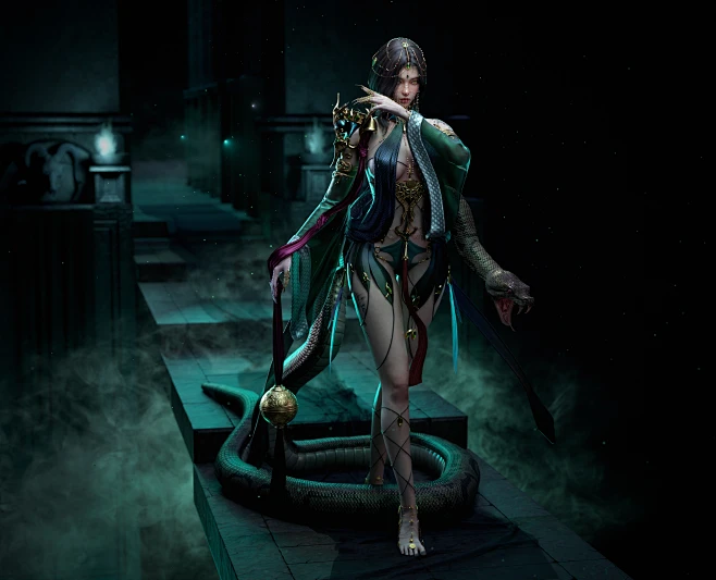 Snakes Dancer-花瓣网