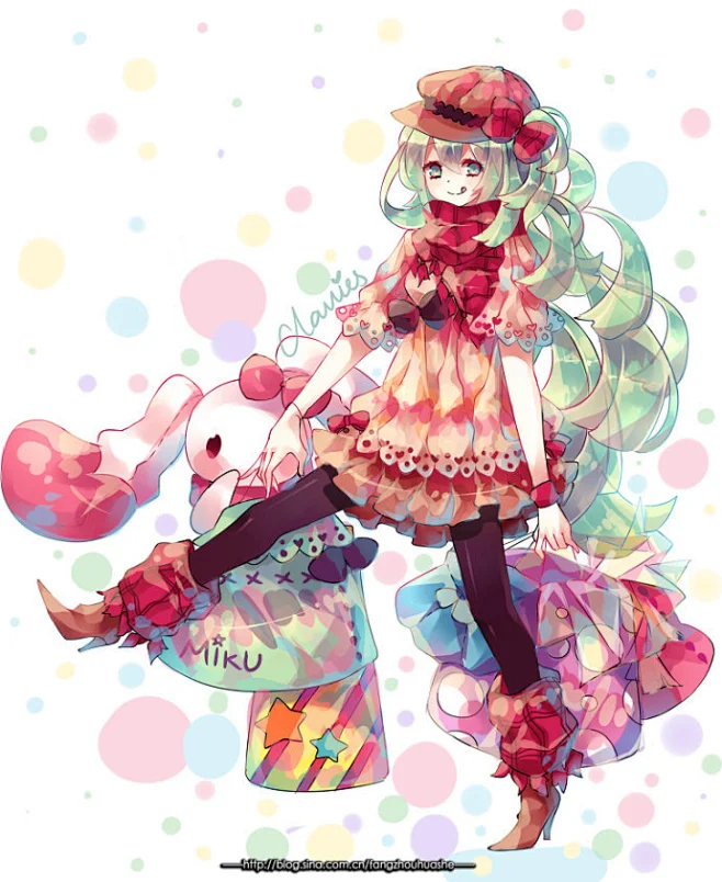 来自p站的Clavies可爱甜美的插画作品-花瓣网