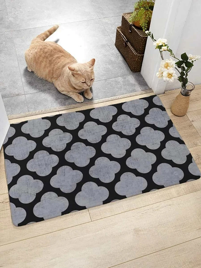 Geometric Pattern Floor Mat : Free Returns Free Shipping On Orders $49 ...