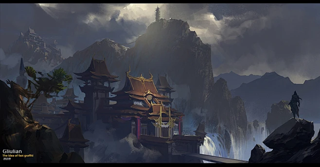 中国风写实场景气氛图来自cgbook.cn (4523)-花瓣网