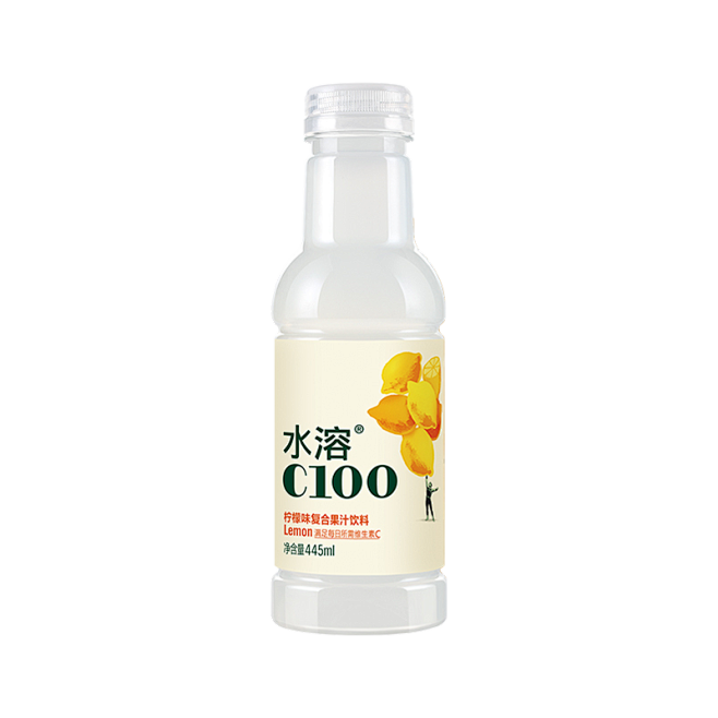 农夫山泉水溶C100柠檬味445ml