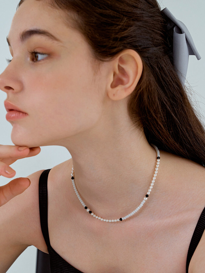 [W CONCEPT] : [KINDABABY 카인더베이비] serenity swa pearl necklace