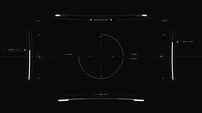 Power Nav HUD : LIIFT HUD - Power Nav WIP图片_游戏UI【科技感】图片素材-花瓣网