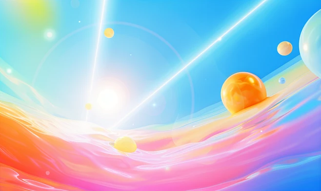 gaotu_zhengzhou_Abstract_shapes_in_pastel_colors_rendered_using ...