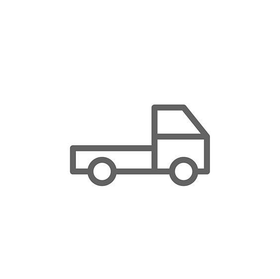 Lorry Truck Icon. truck, lorry, transport, icon, logo, symbol, vector ...