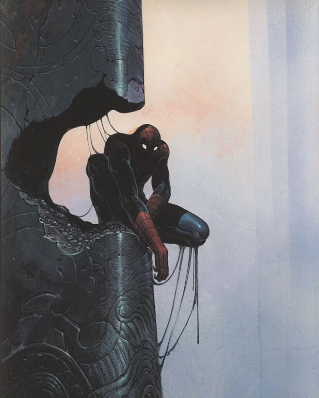 [莫比乌斯.随笔画集][Moebius.Fusion](松本大洋，大友克洋都深受此人影响)-花瓣网