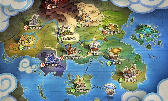 Q版关卡地图原画Q版关卡路线图来自cgbook.cn (1125)