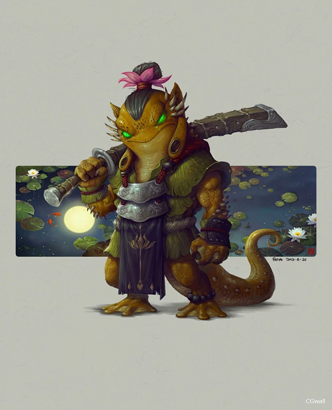 怪物小战士_CGwall原画网-花瓣网