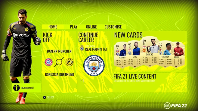 FIFA 22 MENU-花瓣网