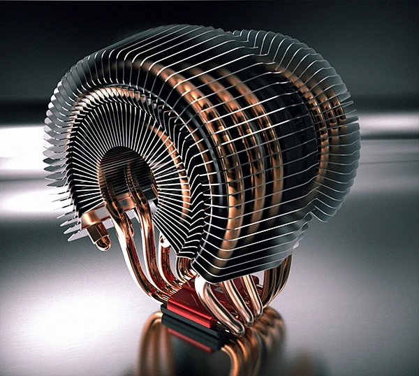 3d visualization cpu cooler : CPU cooler 3d visualization-花瓣网