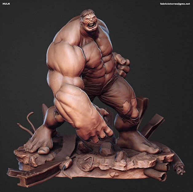Making Of 'The Hulk' : One of a wide range of 3D and CG art tutorials ...