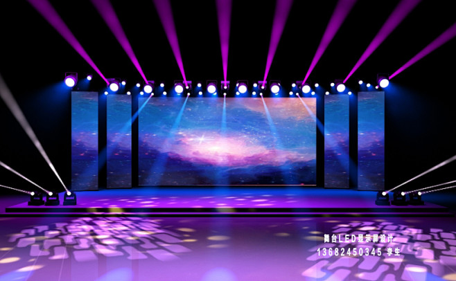 舞台 led显示屏设计