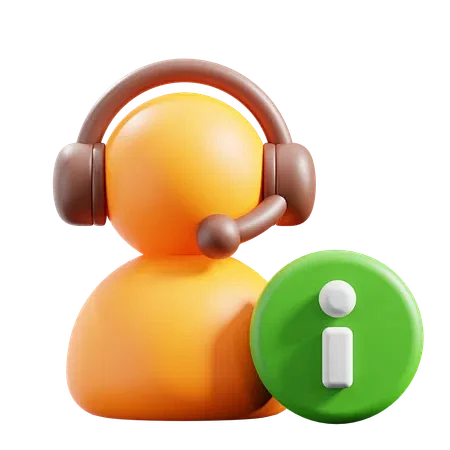 Customer Support 3D Icon-花瓣网