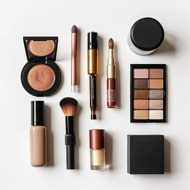 AI绘画_Prompts_krustybel_Basic_makeup_set_products_on_white_background_cinemat_06596d1f-615c-4f3f ...