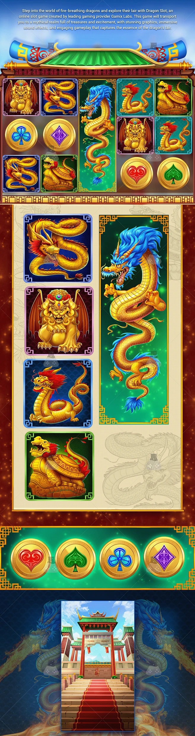 casino Character design concept dragon Game Art GamixLabs golden slot ...