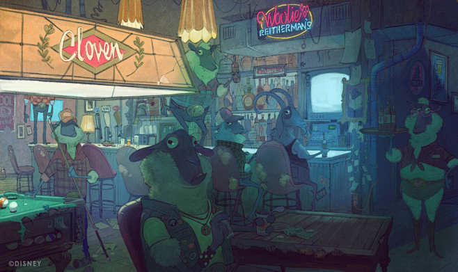 ZOOTOPIA Cory Loftis Concept Art do