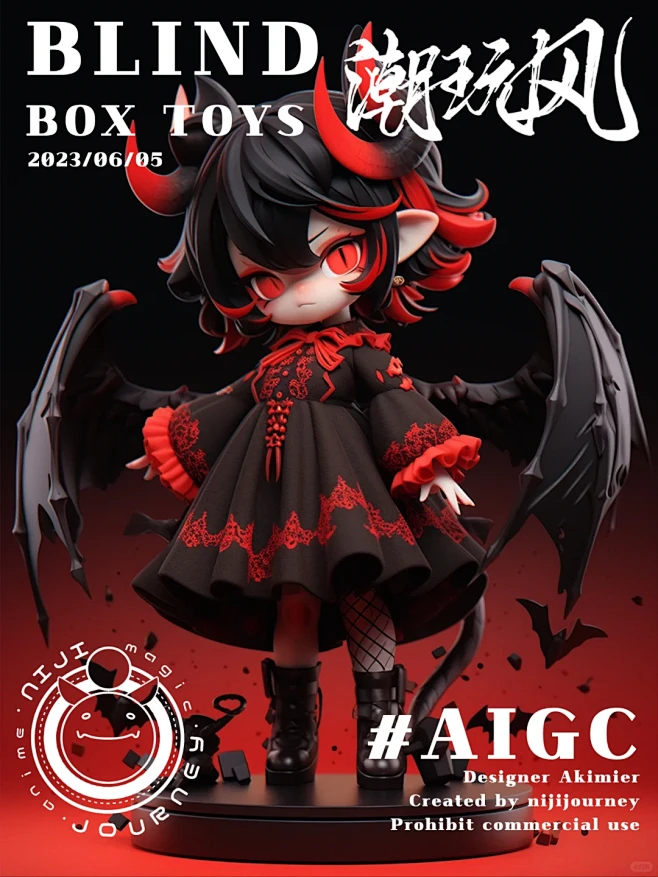 Vol.29｜AIGC·撒旦之子｜潮玩系列-花瓣网