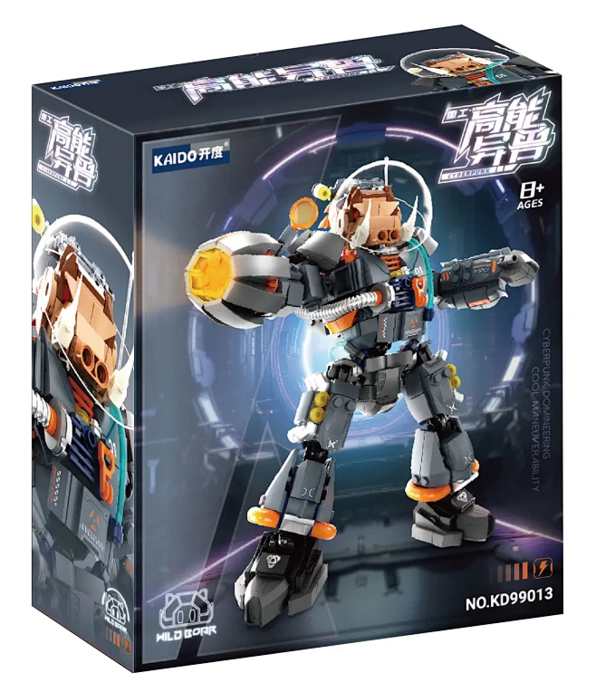 重工高能异兽（Cyberpunk）（开度Kaido KD99013） : 重工高能异兽（Cyberpunk）属于主题系列系列积木套组，整个套组包含 665 个积木颗粒。首发于2024年。-花瓣网