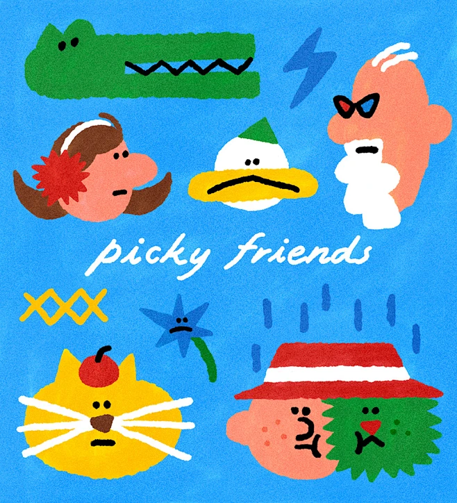 PICKY FRIENDS - KIM JAM-花瓣网