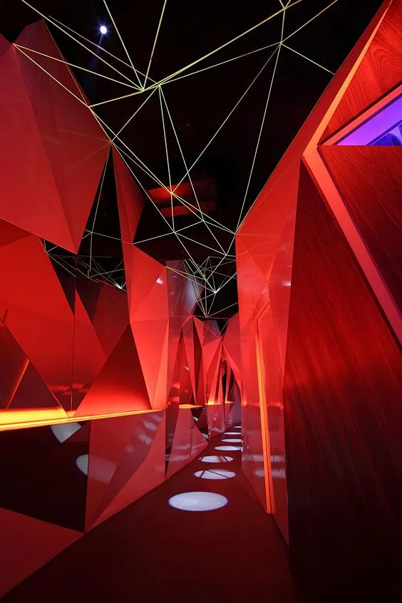 ♂ Commercial interior space design red 11-Club-by-URAS-X-DILEKCI ...