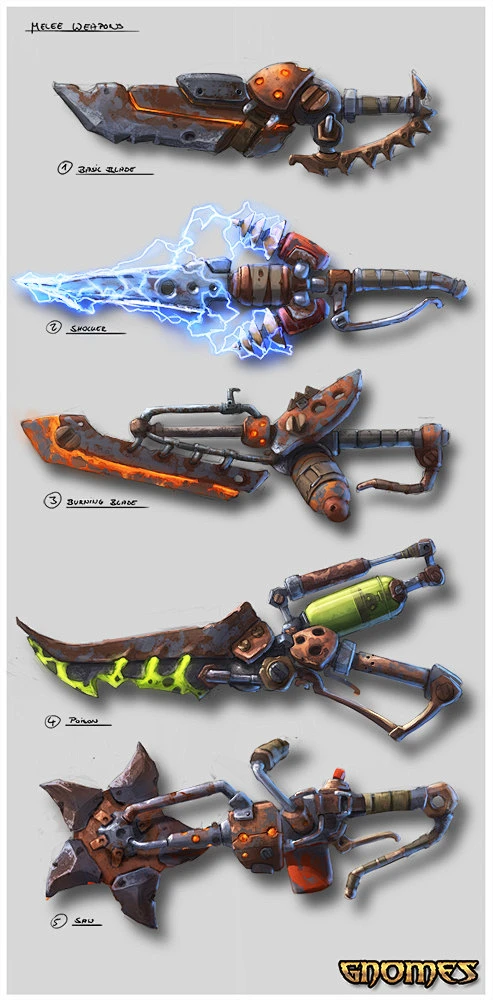 Weapon Concepts, Max Hugo : Some weapon designs for a personal project.-花瓣网