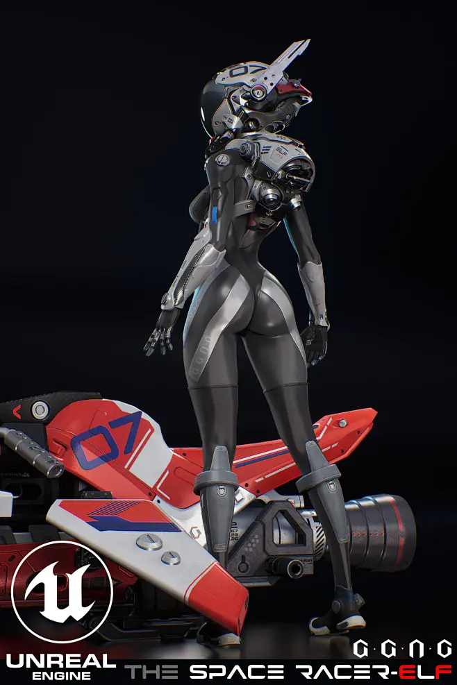 宇宙骑士-ELF/The Space Racer-ELF-花瓣网
