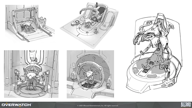 Mech Bay Ideation-花瓣网