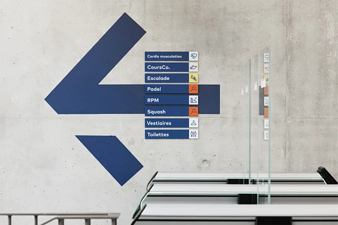 法国，南特UCPA-综合运动场导视设计 / cl designEGDA-环境图形设计EGDA-环境图形设计-花瓣网