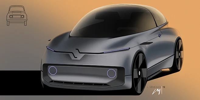 renault cardesign carsketch portfolio transportation concept Render ...