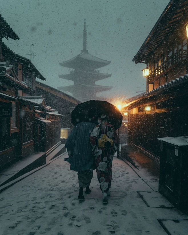 snow winter photographer lightroom photoshoot photoshop kyoto Landscape ...