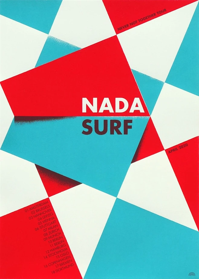 Nada Surf Concert Poster-花瓣网