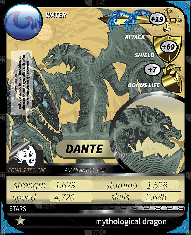 Dante_Card素材-花瓣网