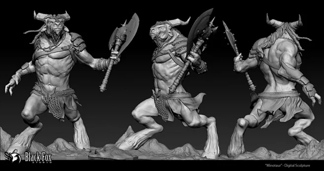 图片：Minotaur by Blackfoxst on DeviantArt : 在 Google 上搜索到的图片（来源 ...