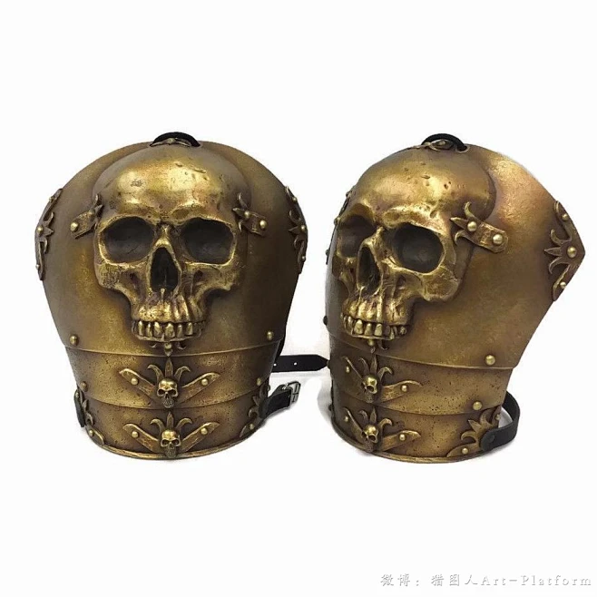 OMINOUS SKULL SET(不祥的骷髅） 套装-肩甲 (5)-花瓣网