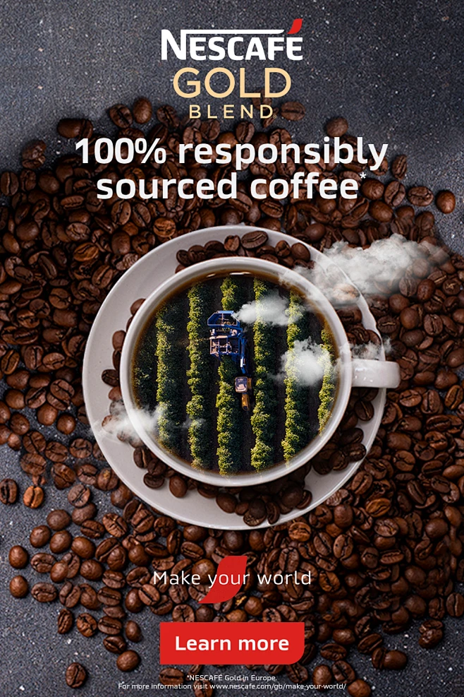 Enjoy Nescafe Gold Blend, joining millions choosing 100% responsibly ...