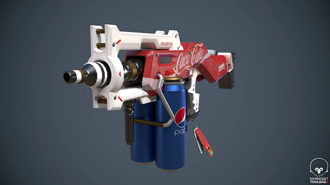 coca-Cola submachine gun-花瓣网