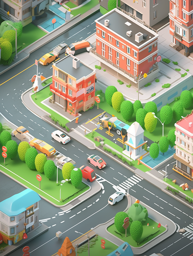 NJ_Isometric_maps_streets_trees_roads_shops_vehicles_P_d6cb896f-9879 ...