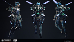 角色高模多视图-花瓣网|陪你做生活的设计师 | ght-Valkyrie skin