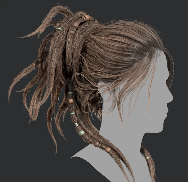 Realtime Dreadlocks hairstyle, Eric Maweja : Here is my latest project ...